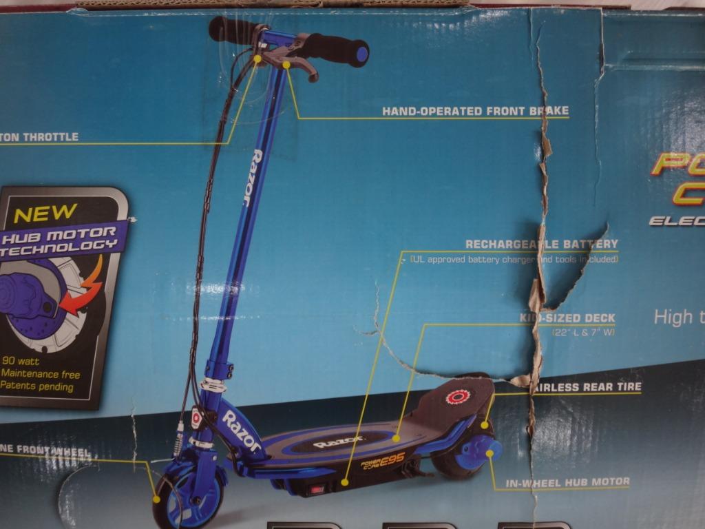Razor Kids Electric Scooter 110V Power Core E95 NewUSA, Hobbies & Toys ...