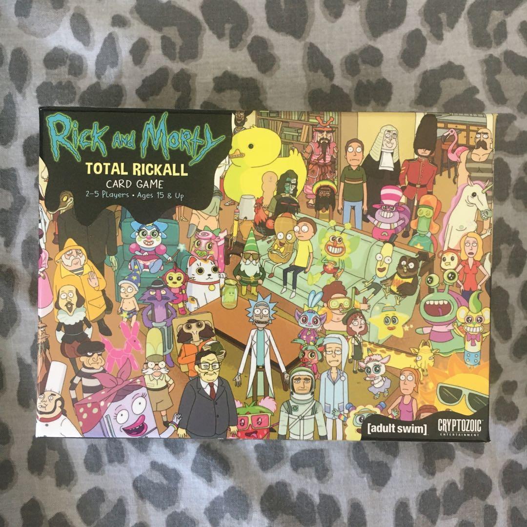 Rick & Morty Total Rickall Card Game, Hobbies & Toys, Toys & Games on ...