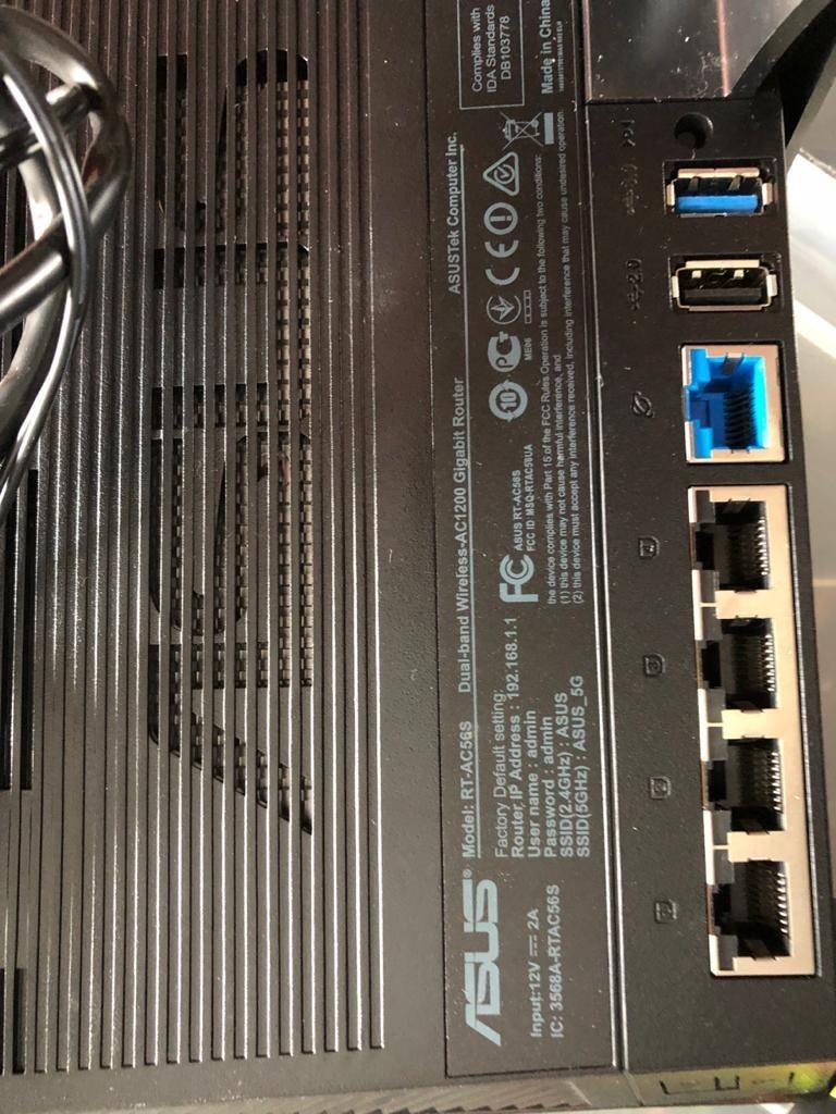 Dual-band wireless N600 NT-N56U Gigabit Router, Computers & Tech, Parts ...