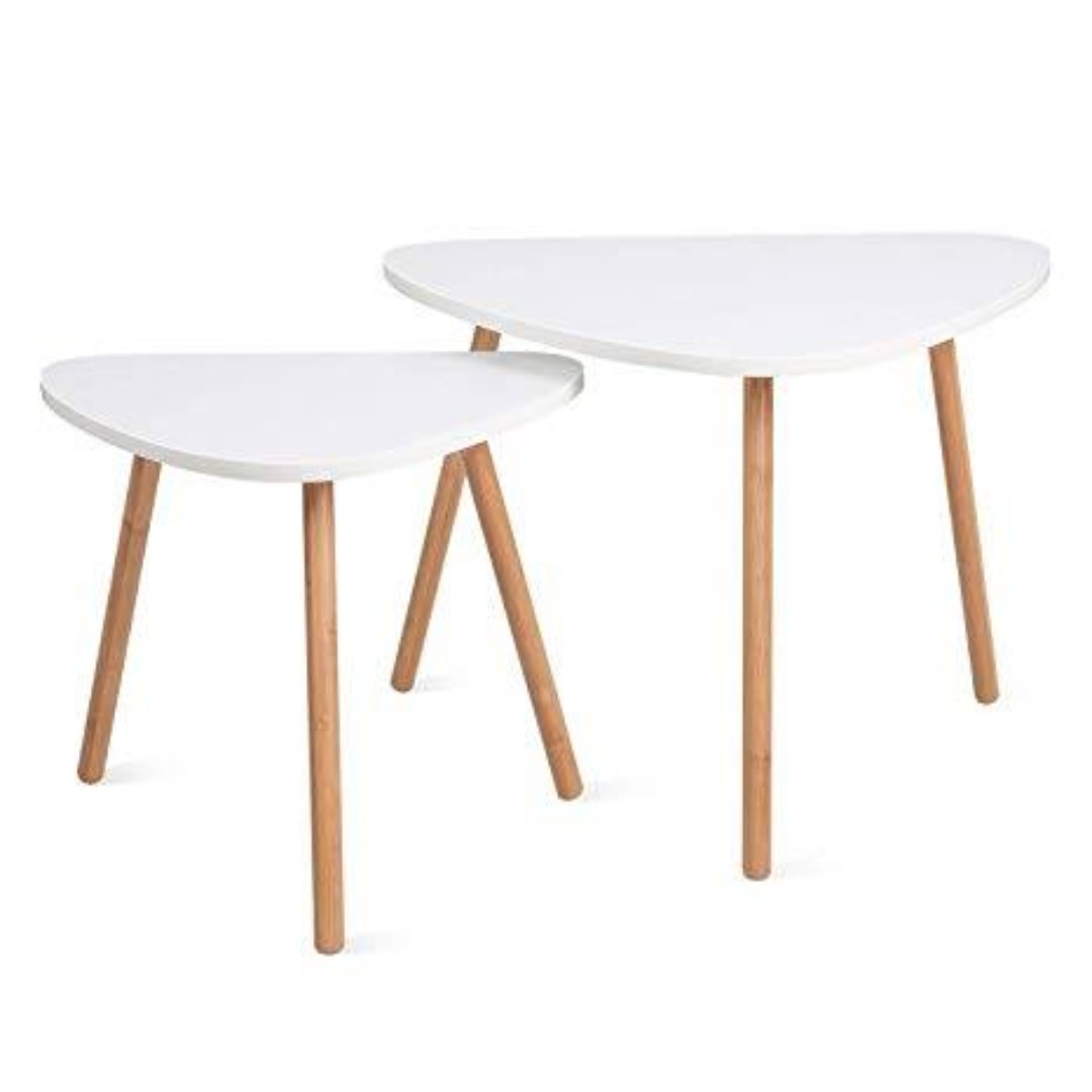 Scandinavian Triangular Table | Small triangular table | Triangular ...