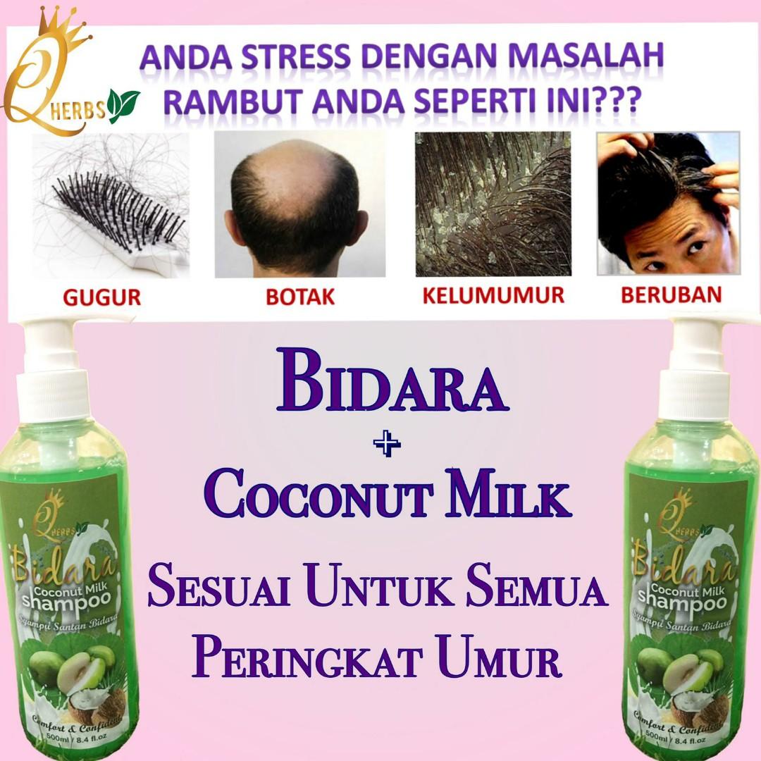 Shampoo Bidara Santan, Beauty & Personal Care, Hair on Carousell