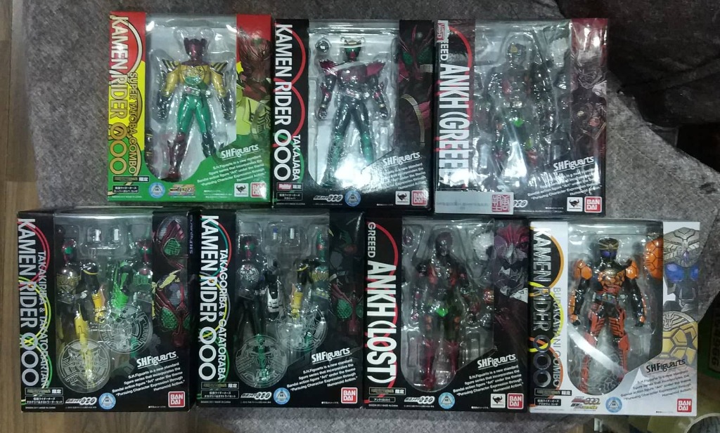 SHF Masked Rider OOO Series P2, Hobbies & Toys, Collectibles ...