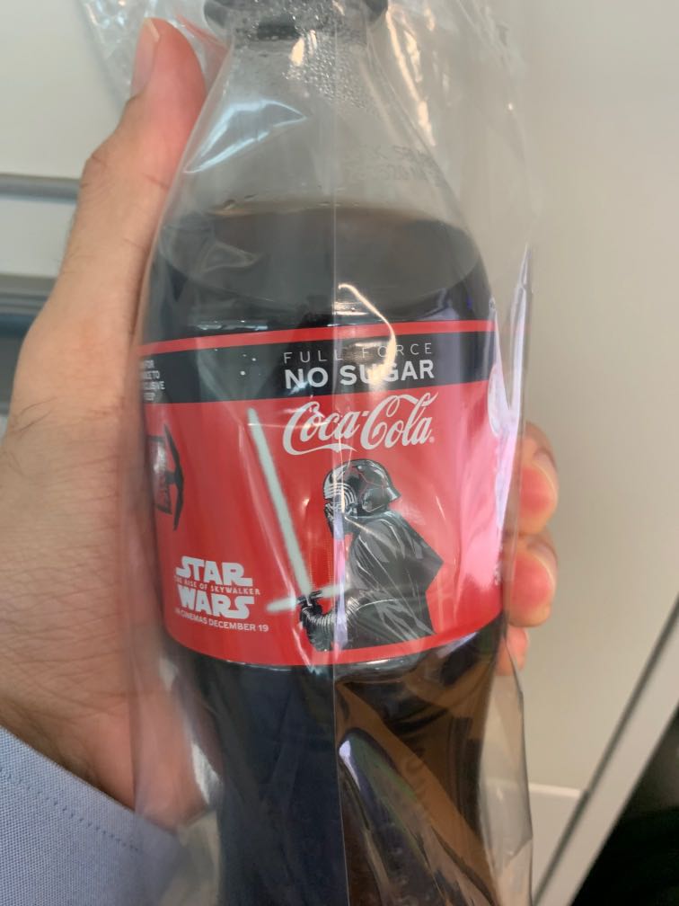 Star Wars Kylo Ren Red Coca Cola Bottle 2019, Hobbies & Toys ...