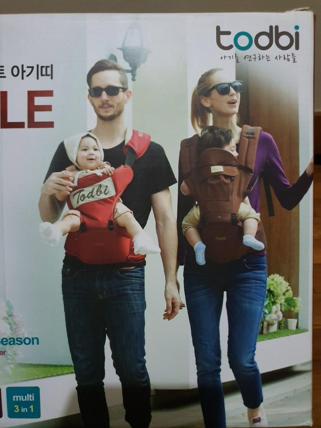 todbi 3-In-1 Hipseat Multi Carrier, Babies & Kids, Going Out, Carriers & Slings on Carousell