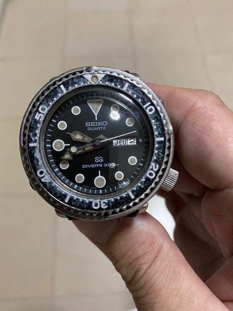 Vintage very vintage SEIKO tuna can SQ diver watch 300m,ppl 200,mine ...