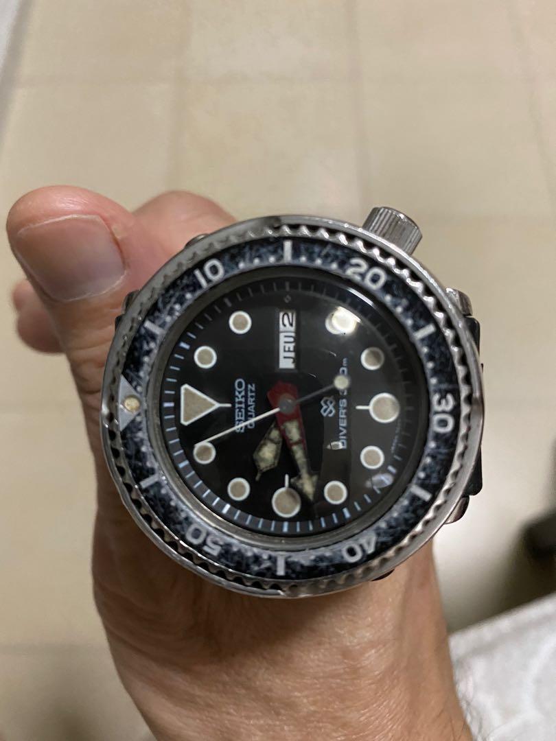 Vintage very vintage SEIKO tuna can SQ diver watch 300m,ppl 200,mine ...