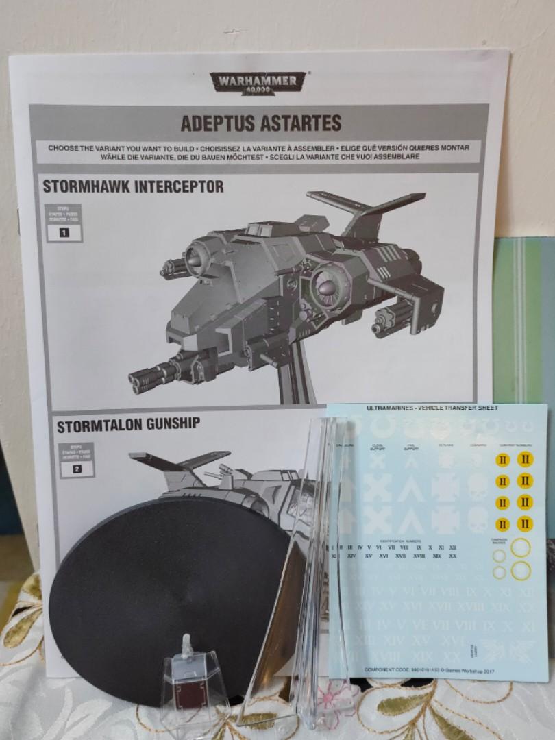 Warhammer 40K Space Marine Stormhawk Interceptor / Stormtalon Gunship ...