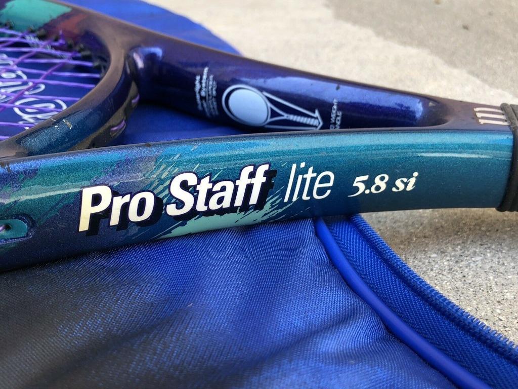 Wilson Pro Staff lite 5.8si, Sports Equipment, Sports & Games, Racket ...