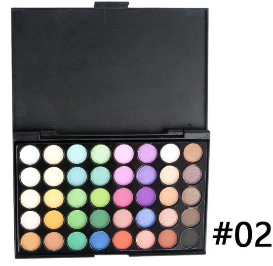 40-Colors Eyeshadow Palette Set Box Eyeshadow Multi colorful Cosmetics ...