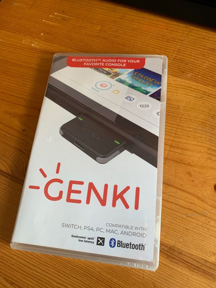 全新 Genki Switch 藍牙接收器, 電子遊戲, 電子遊戲機, Nintendo 任天堂 - Carousell
