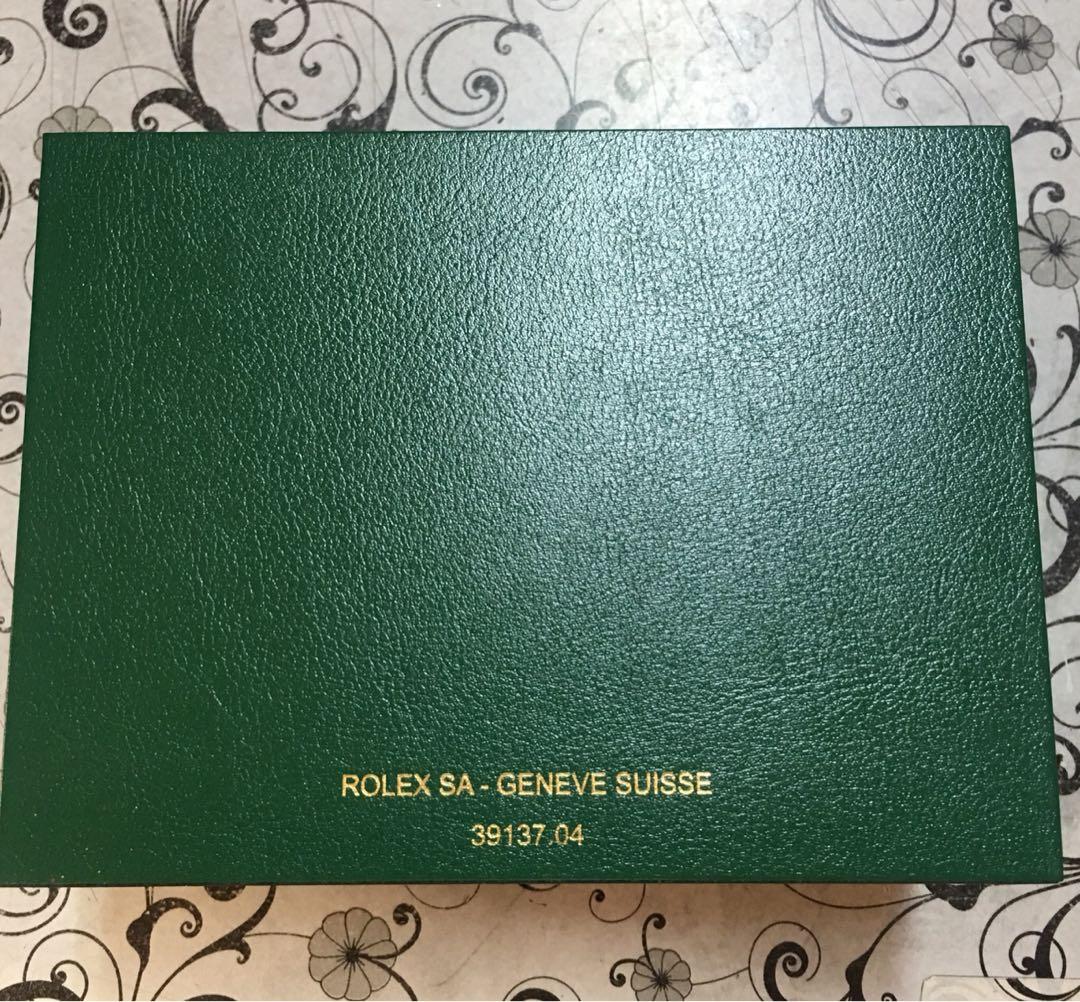 Authentic Rolex Box 39137.04, Men's Fashion, Watches & Accessories ...