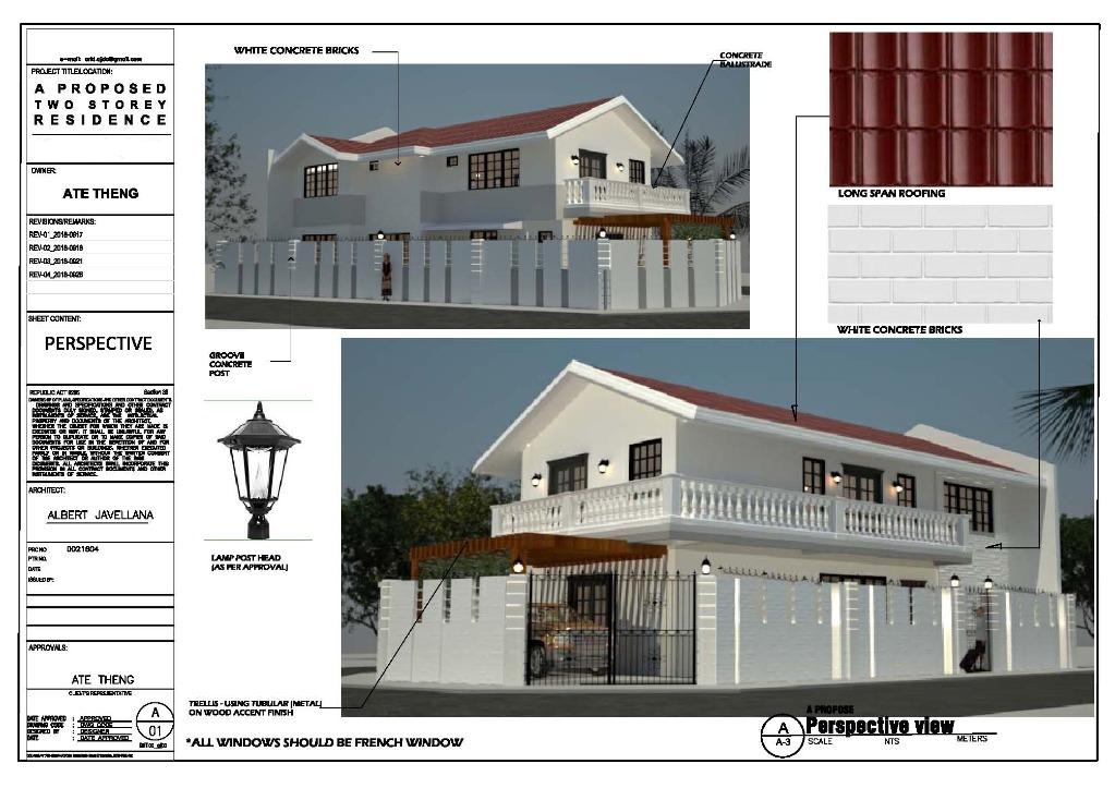 Building Permit, Architect, Autocad, Residential Design, Sign and seal ...