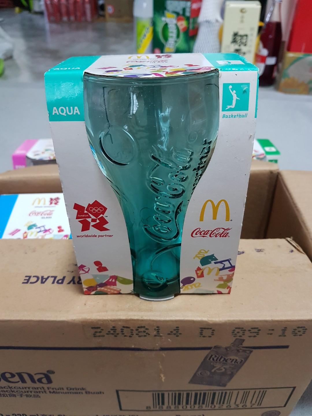 Coca Cola Glass Cup - $4 for whole set of 6 colours., Furniture & Home ...