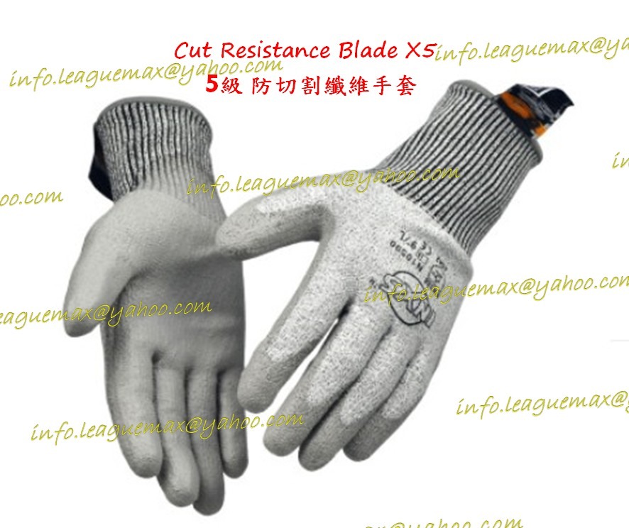 2 pairs Cut Resistance 5 級 防切割 2 對 Blade X5 Anti Slip Gloves with ...