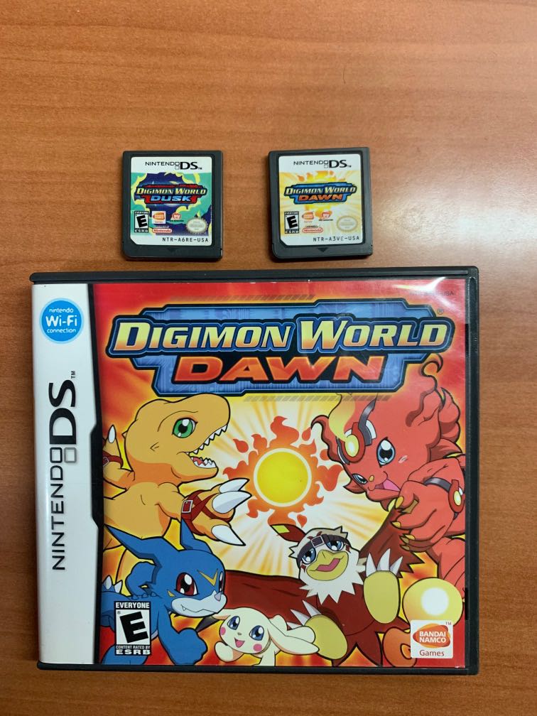Digimon World Dawn + Digimon World Dusk DS Games, Video Gaming, Video ...
