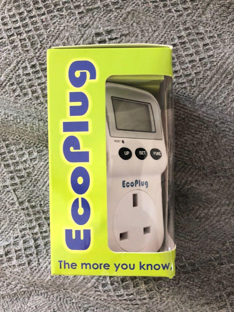EcoPlug Electricity Monitoring Device, TV & Home Appliances, Electrical ...