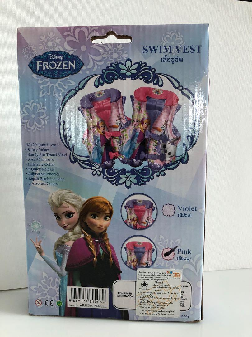 Frozen Swim Vest Kids, Sports Equipment, Sports & Games, Water Sports ...