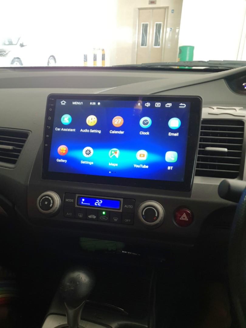 Honda Civic - 10 inch android car player with IPS screen, Car ...