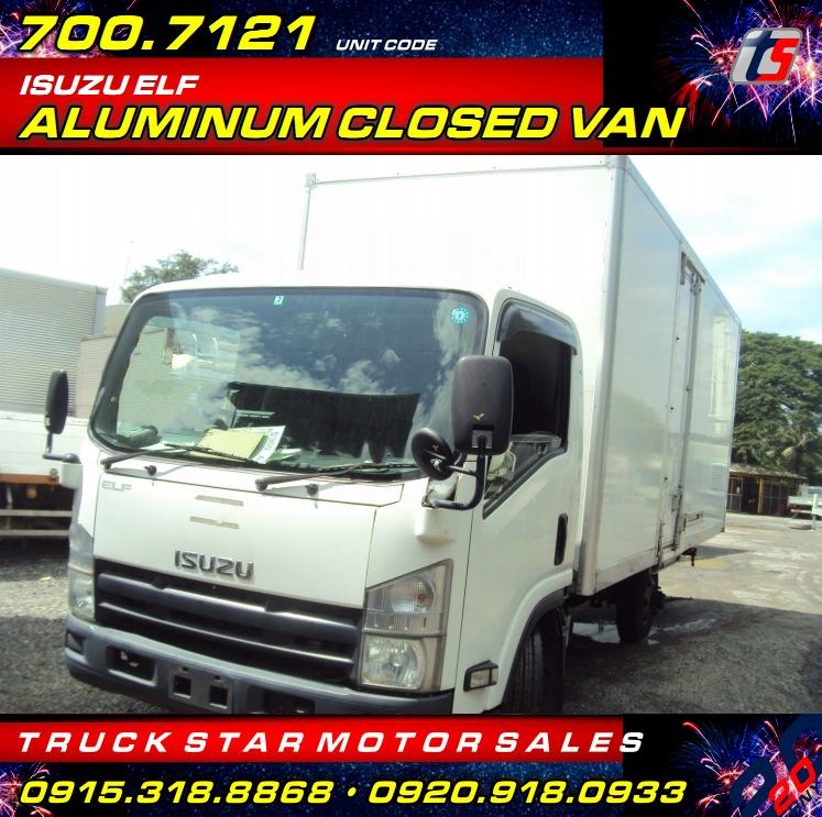 Isuzu Elf Aluminum Closed Van 4JJ1 Engine Truck For Sale, Special ...