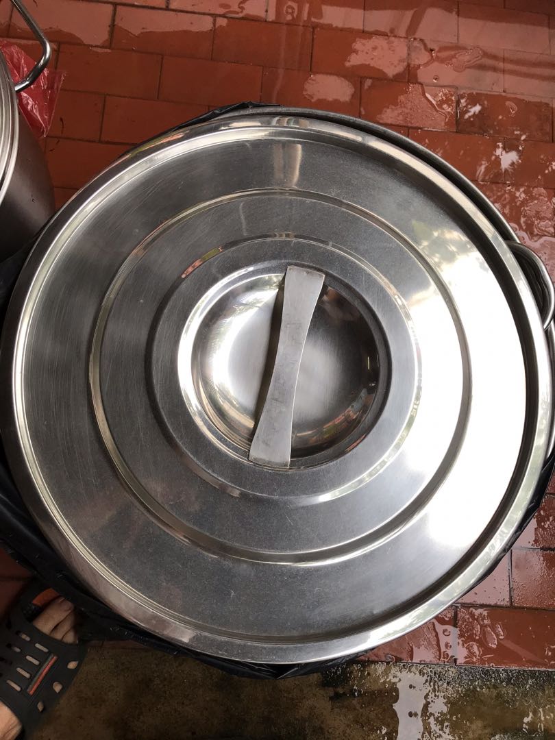 Large Stainless Steel Cooking Pots, Furniture & Home Living ...