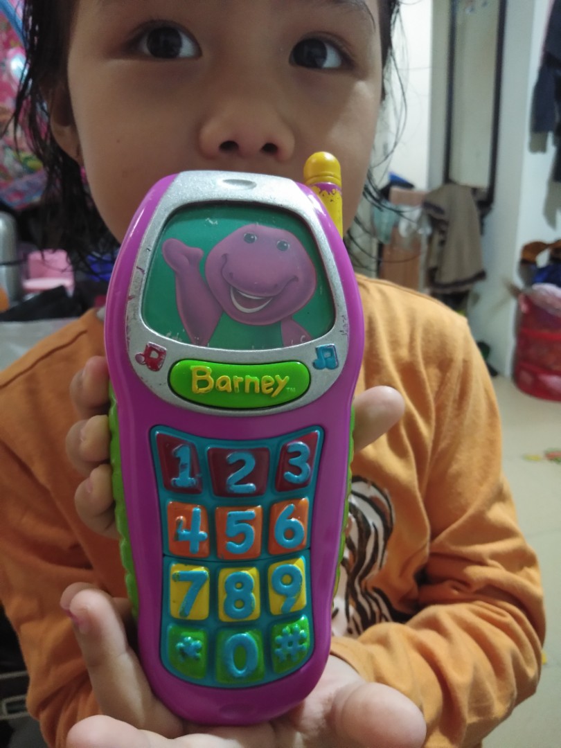 Mattel HP barney, Bayi & Anak, Mainan & Baby Walker di Carousell