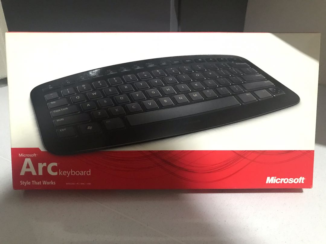 Microsoft Arc Keyboard, Computers & Tech, Parts & Accessories, Computer ...
