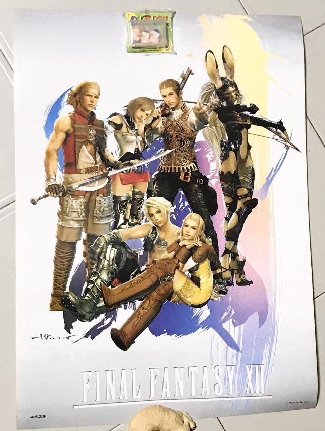 Naruto Final Fantasy XII Posters, Hobbies & Toys, Memorabilia ...
