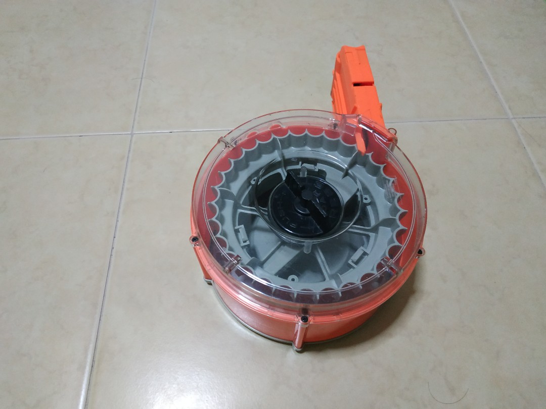 Nerf 35 Dart Drum Magazine, Hobbies & Toys, Toys & Games on Carousell