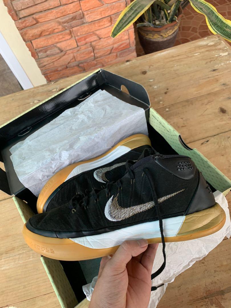Nike Kobe AD Mid Black Gold Gum, Men's Fashion, Footwear, Sneakers on ...