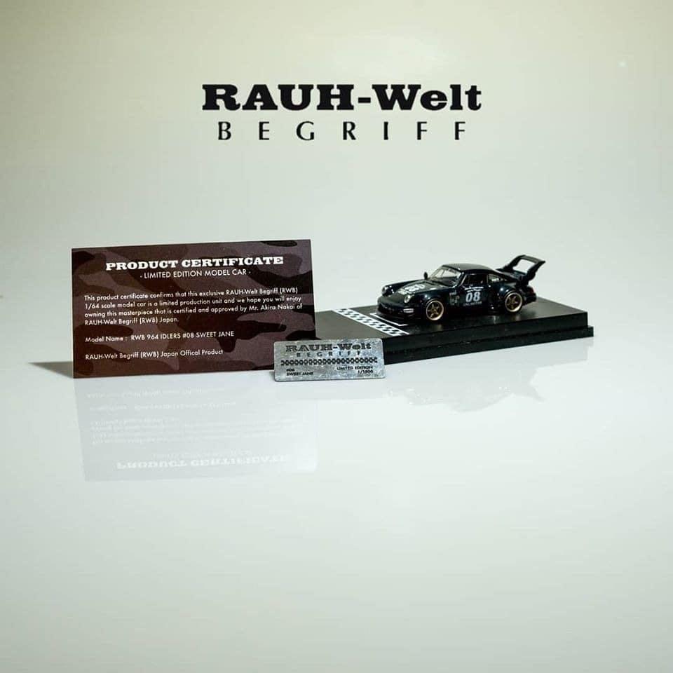 Official RWB 1/64 Rauh Welt Begriff Porsche 964 Natty Dread JR ...
