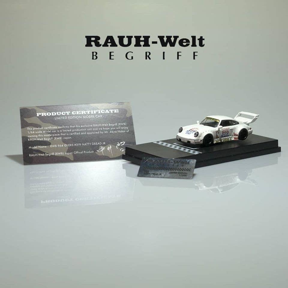 Official RWB 1/64 Rauh Welt Begriff Porsche 964 Natty Dread JR ...