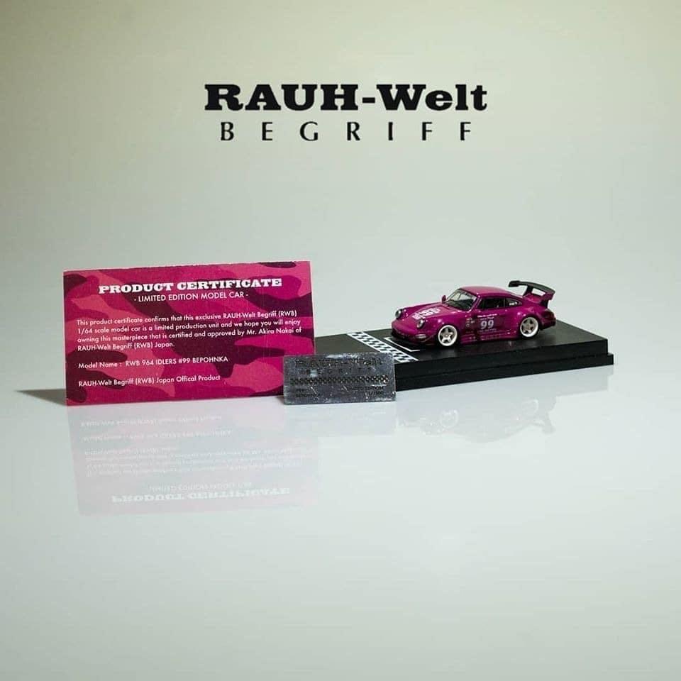 Official RWB 1/64 Rauh Welt Begriff Porsche 964 Natty Dread JR ...