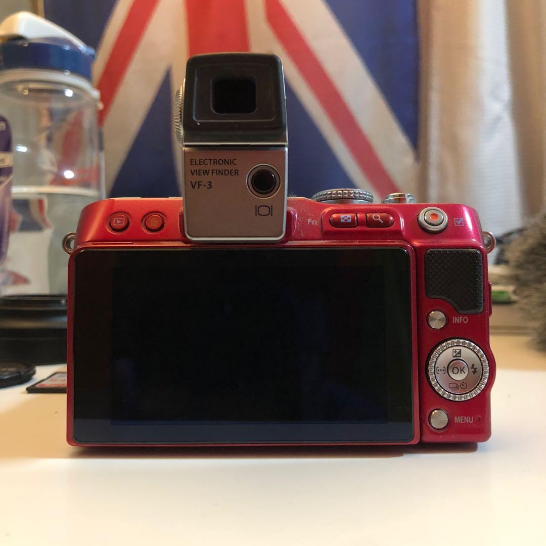 Olympus PEN E-PL3 with EVF, 2 batteries, EF-m43, Photography, Cameras ...