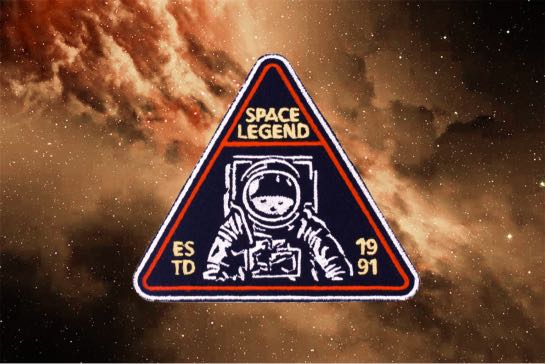 (Patch) Space Legend Astronaut Triangle 1991 Outer-space Series Iron On ...