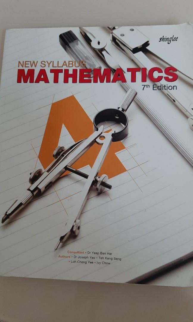 Sec 4 Math Textbook, Hobbies & Toys, Books & Magazines, Textbooks on ...