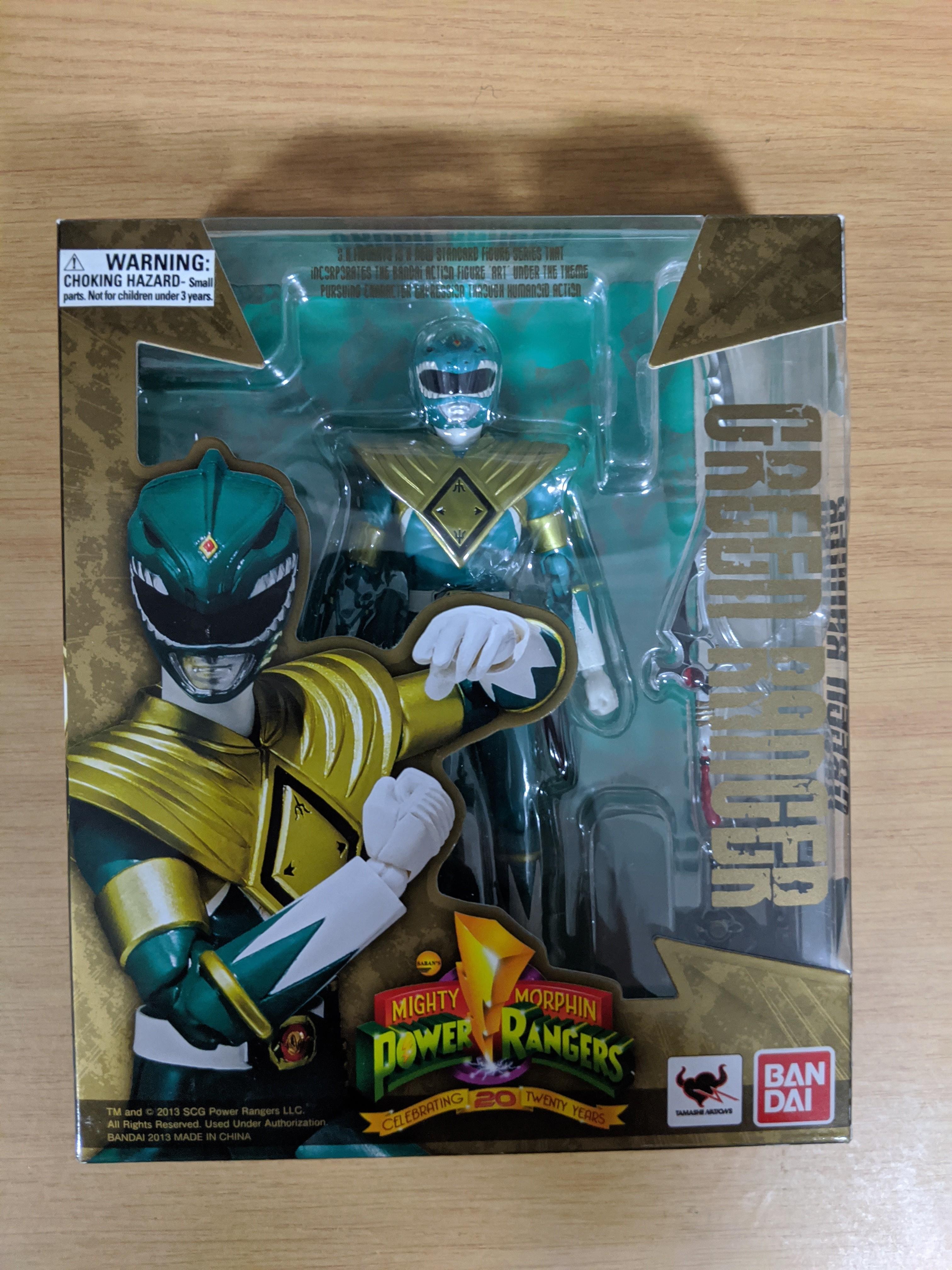 SH Figuarts SHF MMPR Mighty Morphin Power Rangers Green Ranger Tommy ...