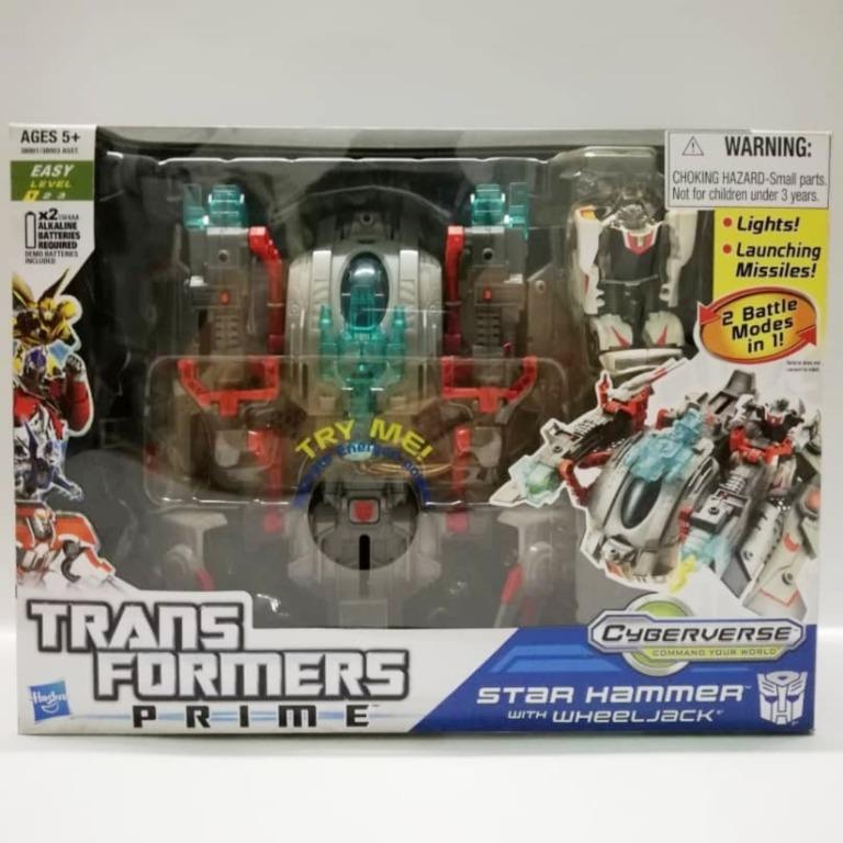 [READY STOCK] Star Hammer with Wheeljack Cyberverse Transformers Prime ...