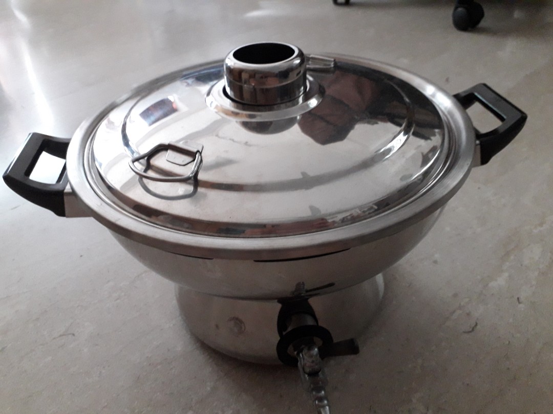 Vintage Zebra Steamboat Pot (using gas), TV & Home Appliances, Kitchen ...