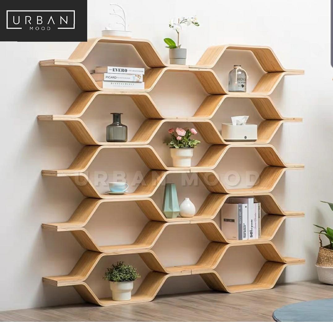 TOFFEE Honeycomb Modular Display Shelf, Furniture & Home Living ...