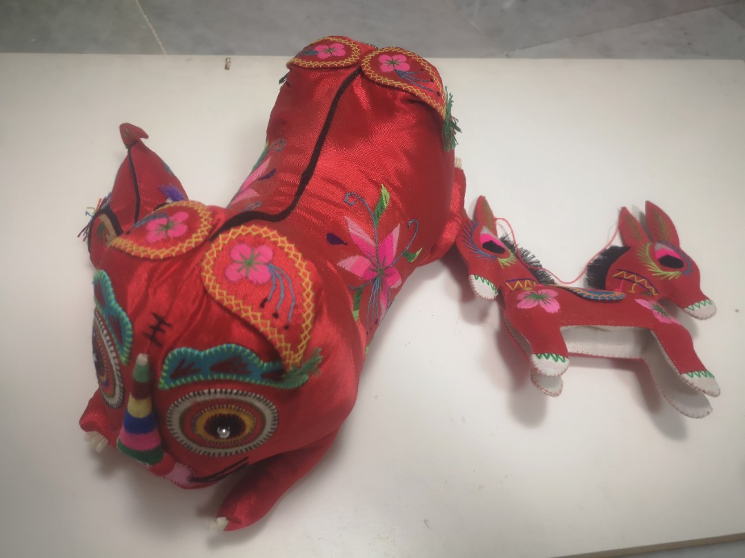 Traditional Chinese Tiger and Donkey Stuffed Toy, Hobbies & Toys, Toys ...