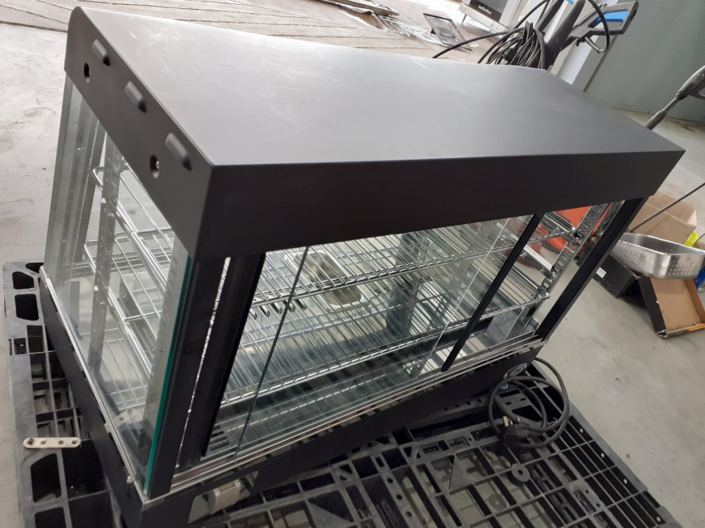 Warming pass through counter top showcase, Furniture & Home Living ...