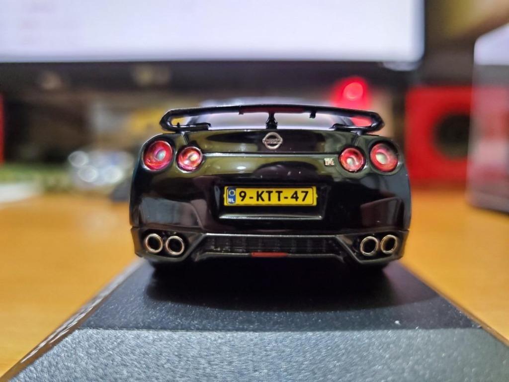 1:43 GT-R R35 Triple9 Premium Black Nissan GTR 黑 日產 合金車 not tomica ...