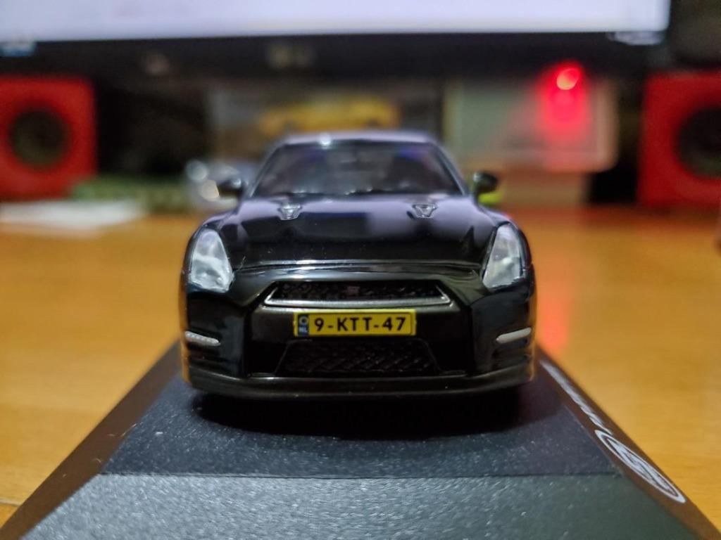 1:43 GT-R R35 Triple9 Premium Black Nissan GTR 黑 日產 合金車 not tomica tomytec tlv kyosho 京商 ebbro ...