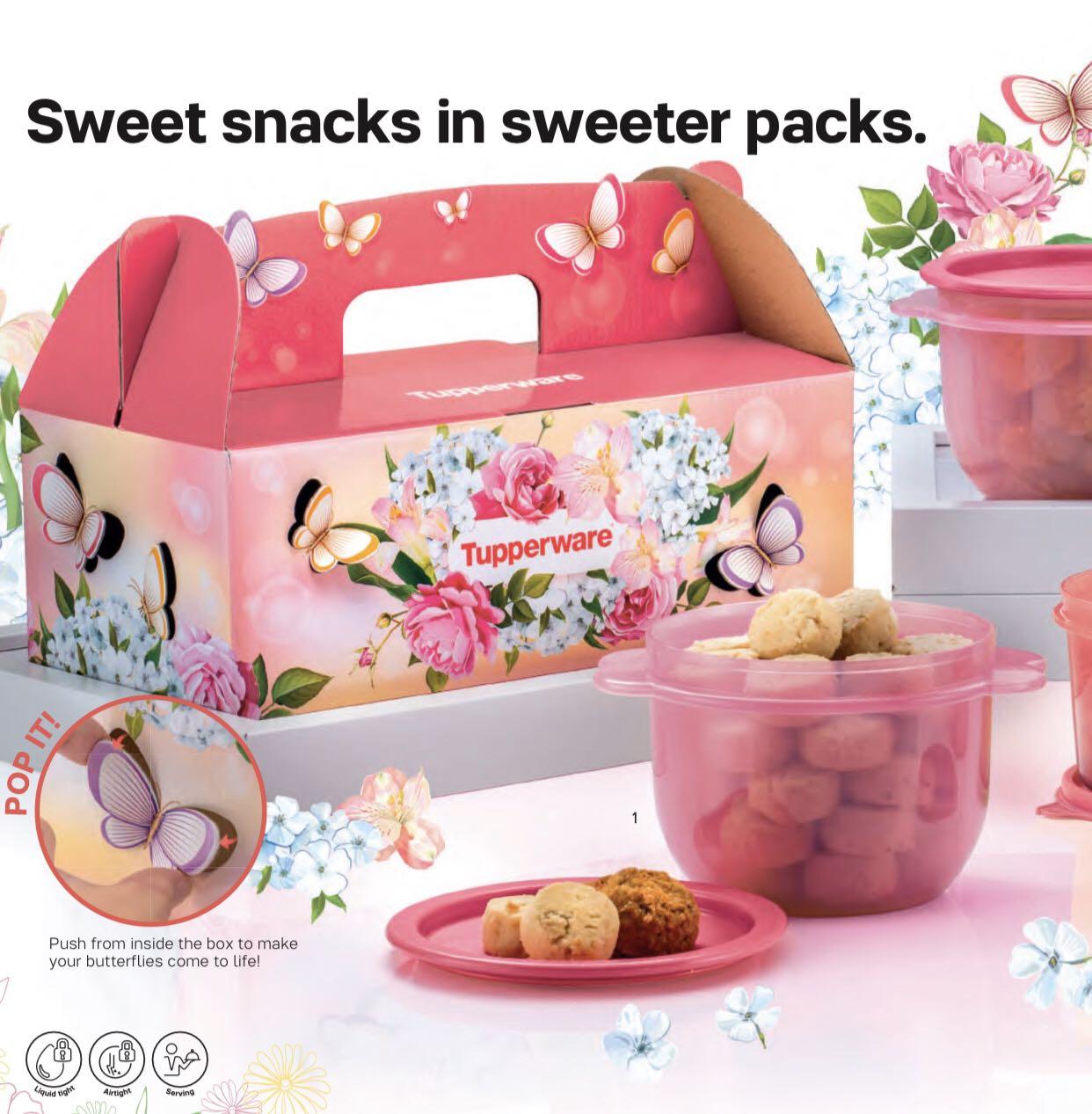 2020 CNY Tupperware Gift Set, Food & Drinks, Baked Goods on Carousell