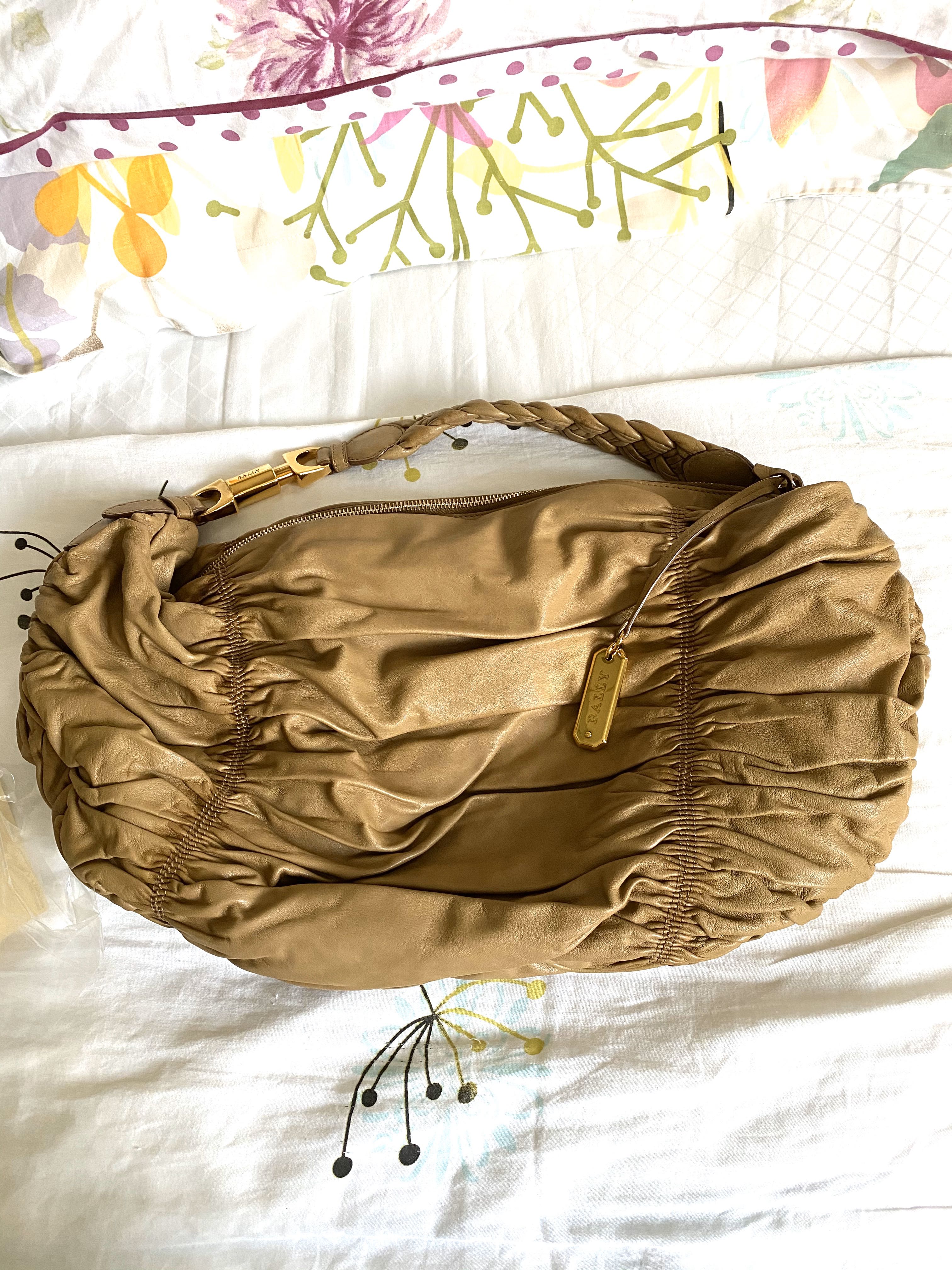 Authentic Bally Swiss goat Mayo Hobo bag, Women's Fashion, Bags ...