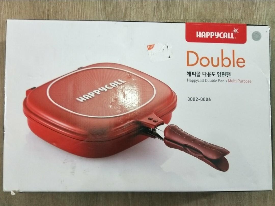 BNIB Happycall Multi Purpose Double Pan Red - 3002-0006(PMC11-R), Furniture & Home Living ...