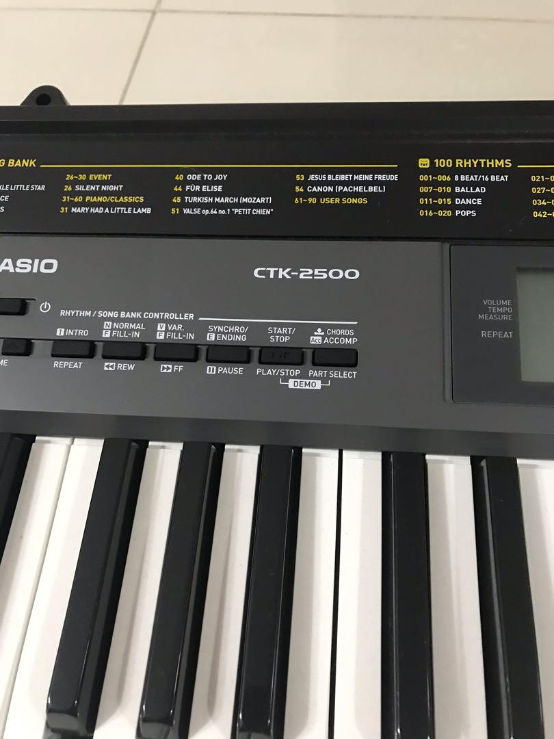 Casio CTK 2500, Hobbies & Toys, Music & Media, Musical Instruments on Carousell
