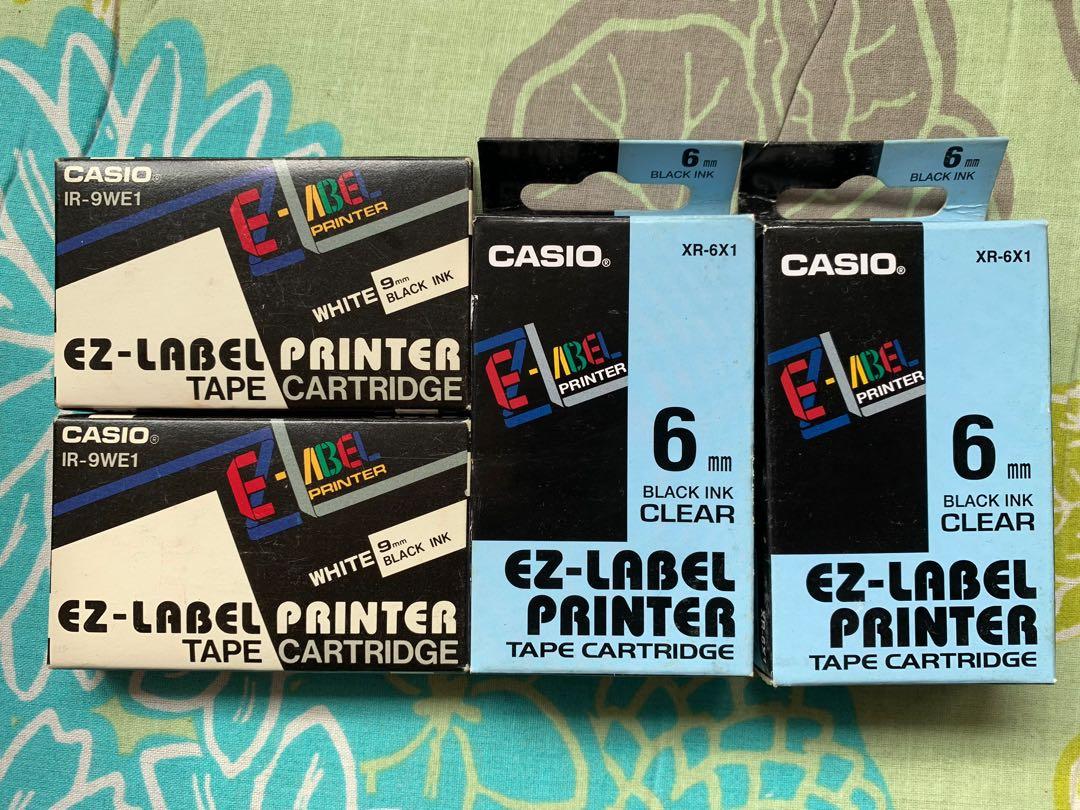Casio EZ label printer with tape cartidge, Hobbies & Toys, Stationery ...