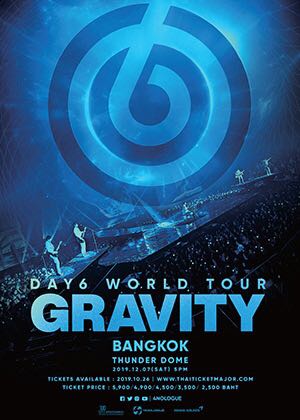 DAY6 GRAVITY IN BANGKOK POSTER, Hobbies & Toys, Memorabilia ...