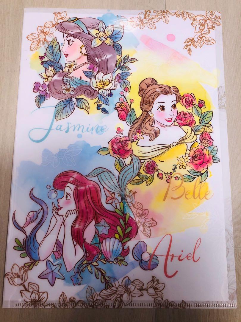 Disney Princess A4 File, 興趣及遊戲, 手作＆自家設計, 文具 - Carousell